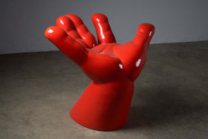 1990s Red Hand Chair for De Bijenkorf