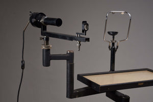 Vintage Black Optometry Examination Table